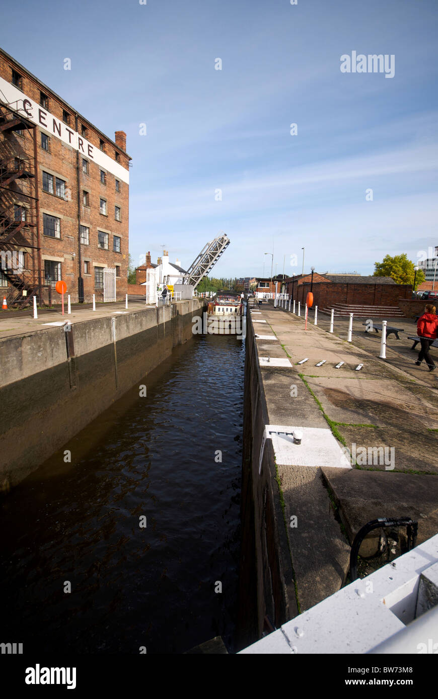 Gloucester Docks Lock UK River Severn Sharpness Canal Boat Edward Elgar ...