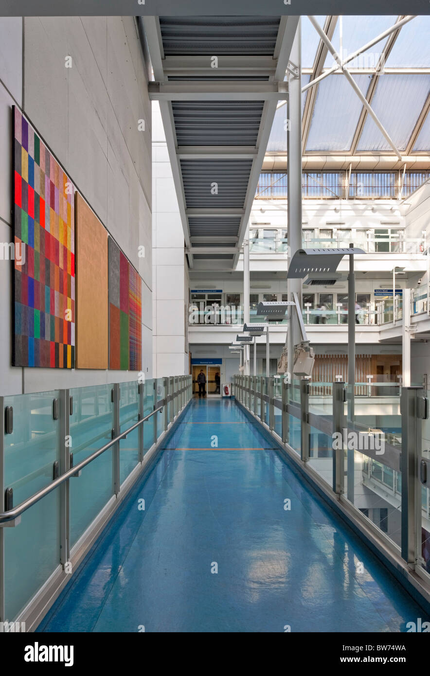 Interior of the Chelsea and Westminster Hospital Stock Photo - Alamy