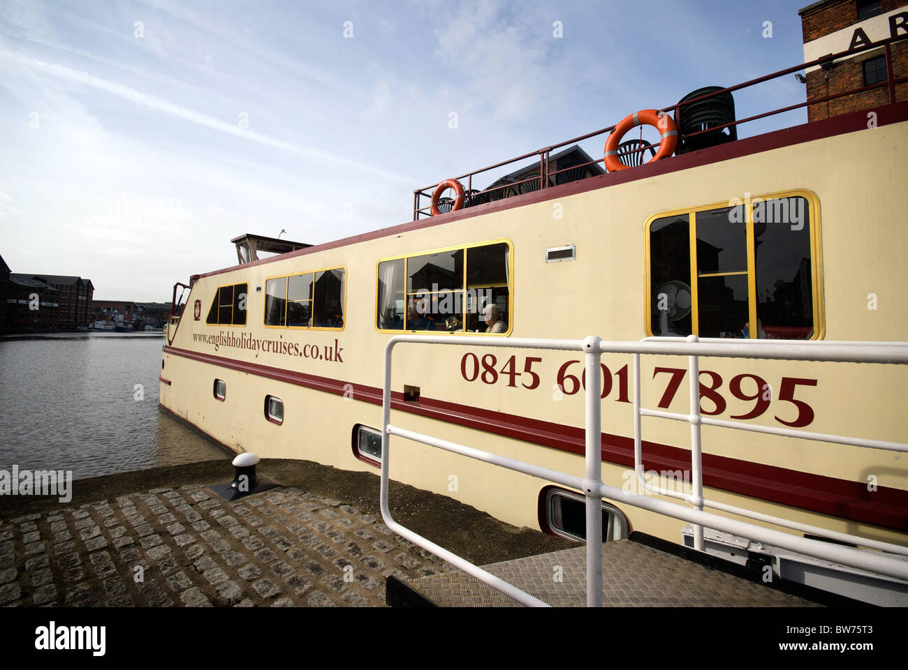 Gloucester Docks Lock UK River Severn Sharpness Canal Boat Edward Elgar ...