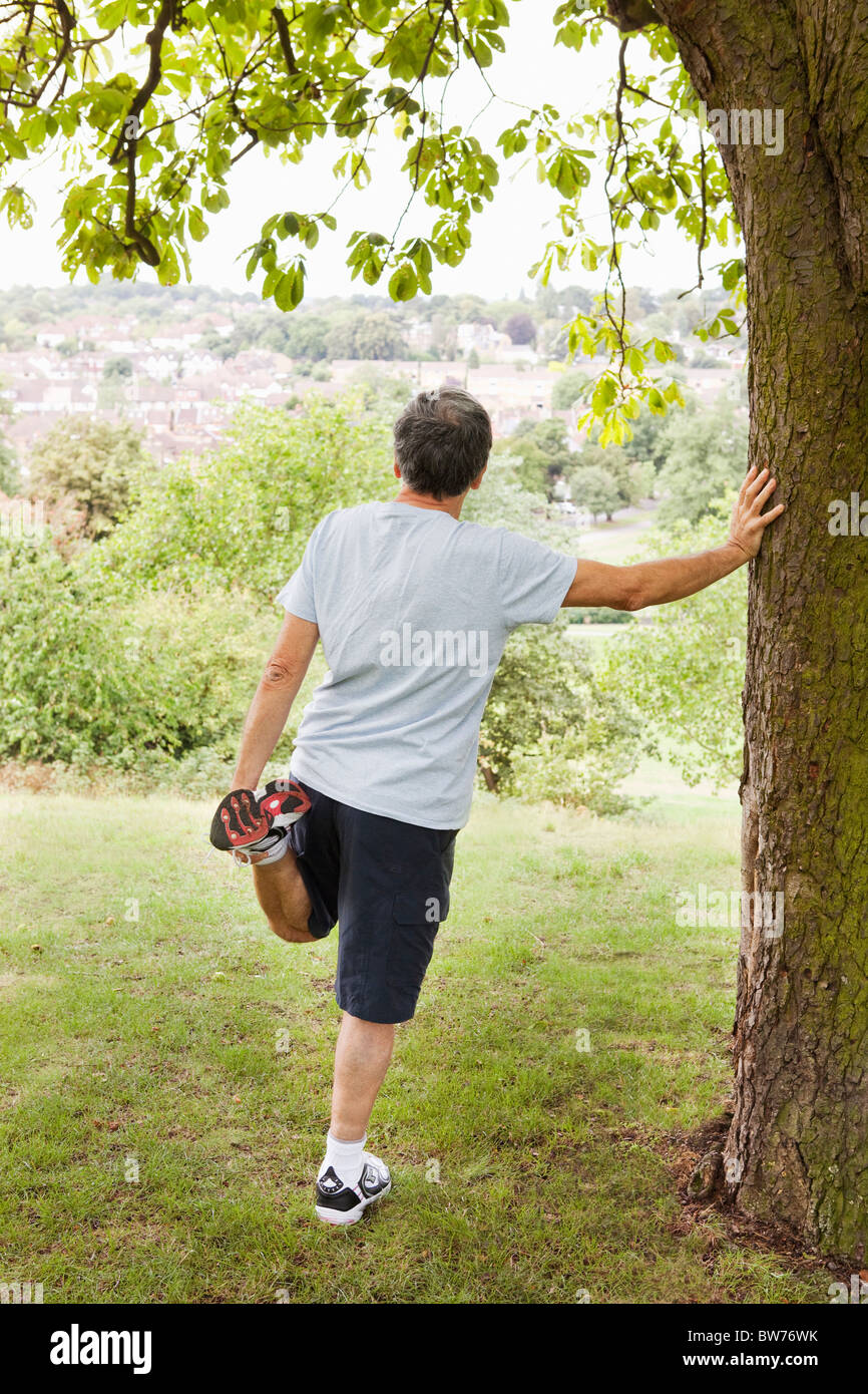 Man On Tree Limb High Resolution Stock Photography and Images - Alamy