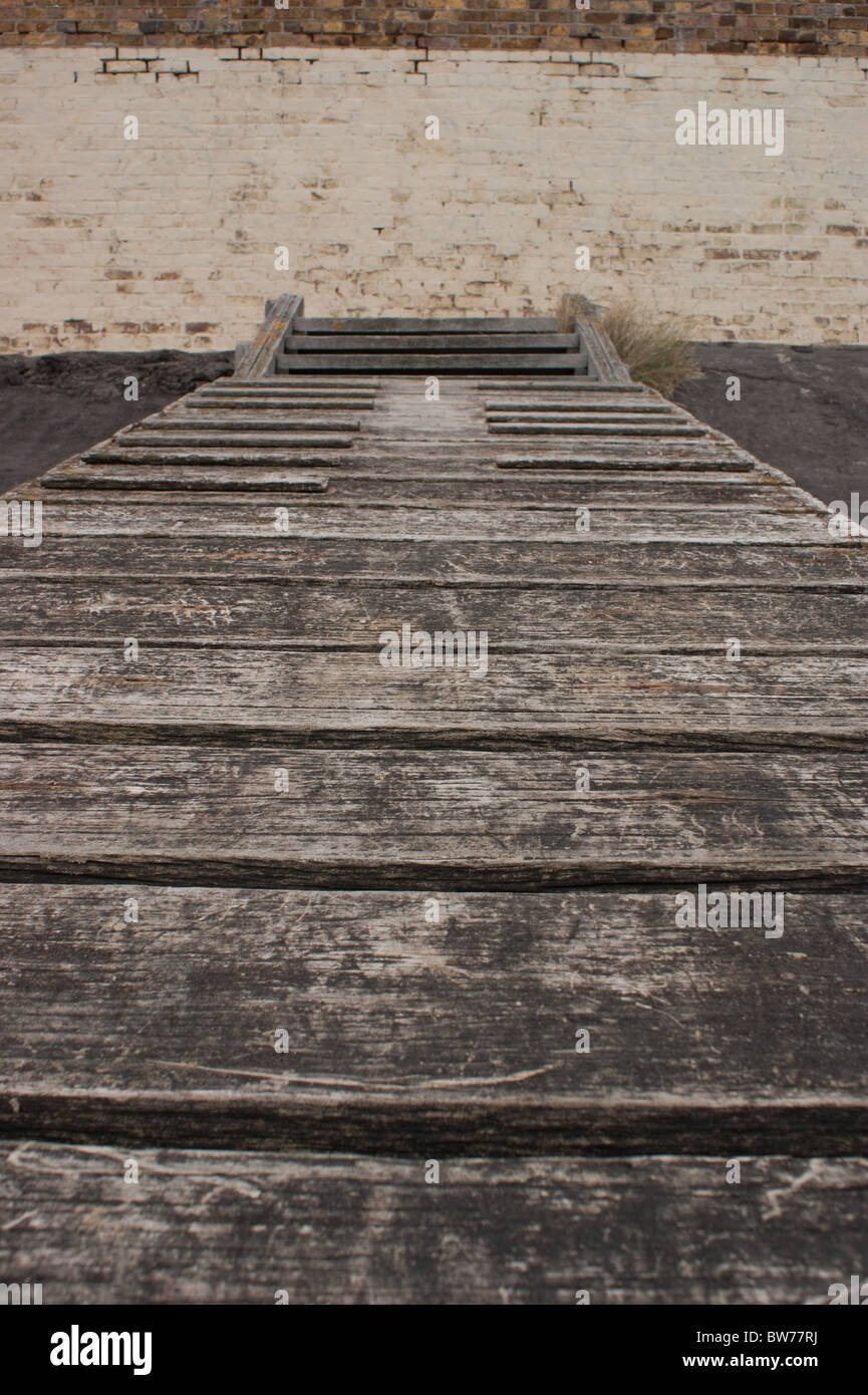 On a the sea front in Lee are some rustic beach shelters Stock Photo ...