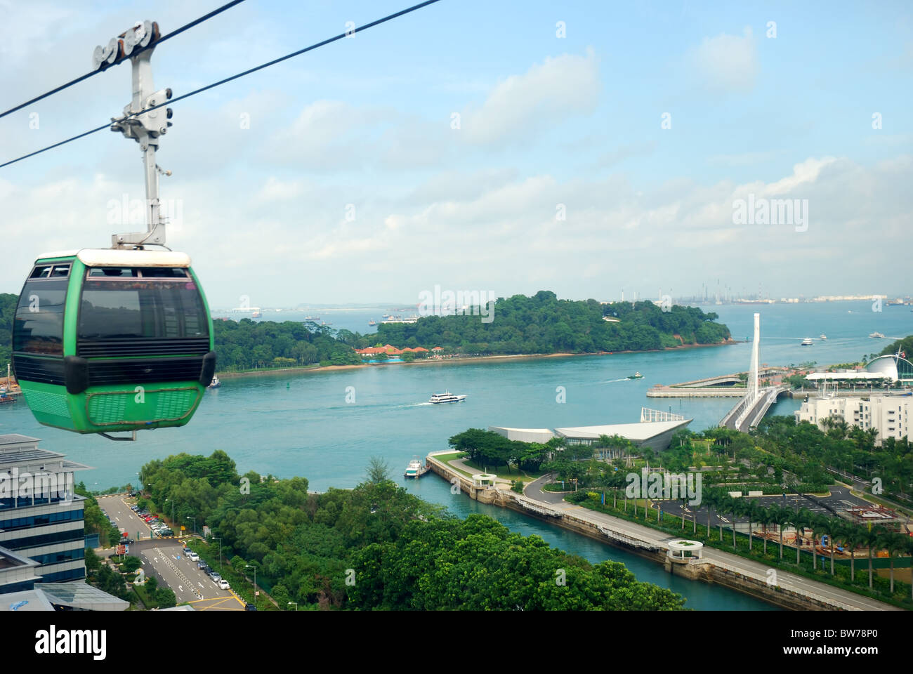 Singapore cable car hi-res stock photography and images - Alamy