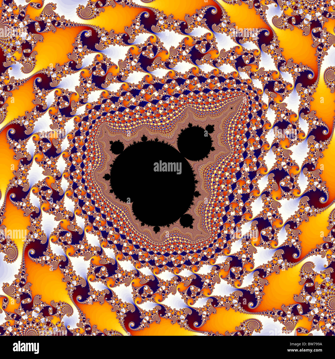 Zoom into the mandelbrot set hi-res stock photography and images - Alamy