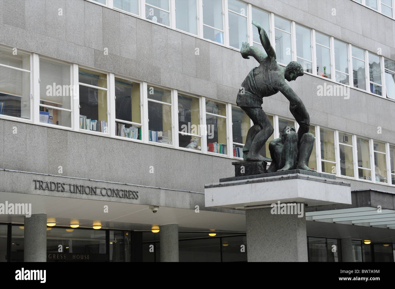 Congress House (TUC Building), Great Russell Street, London Stock Photo ...