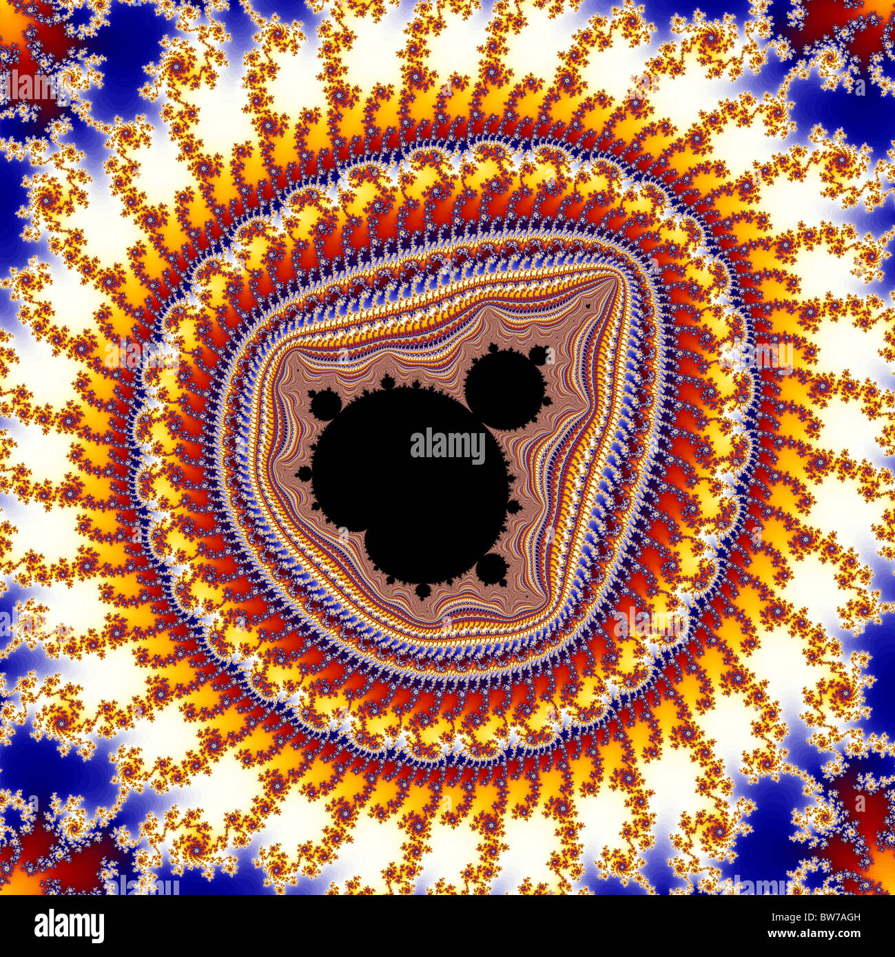 Zoom into the mandelbrot set hi-res stock photography and images - Alamy