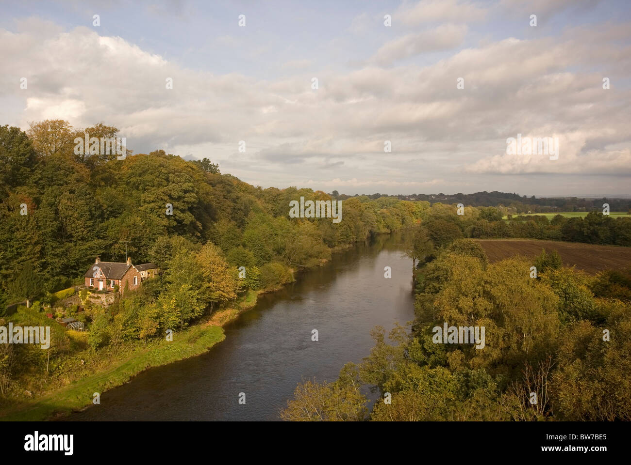 River Eden at Wetheral, Cumbria, England Stock Photo - Alamy