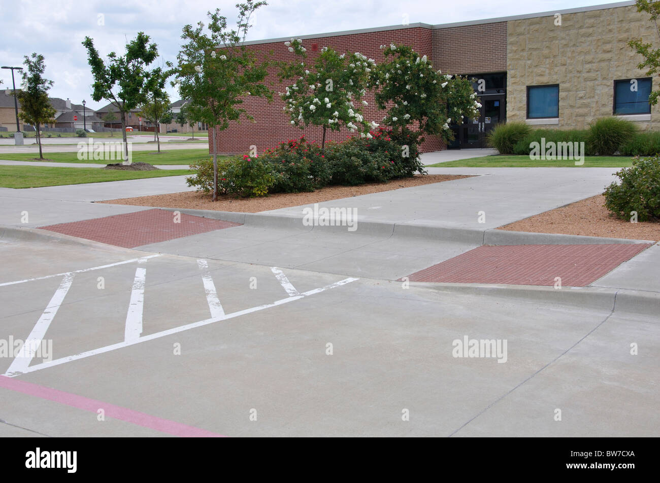 School with disabled access ramp, Frisco, Texas, USA Stock Photo - Alamy