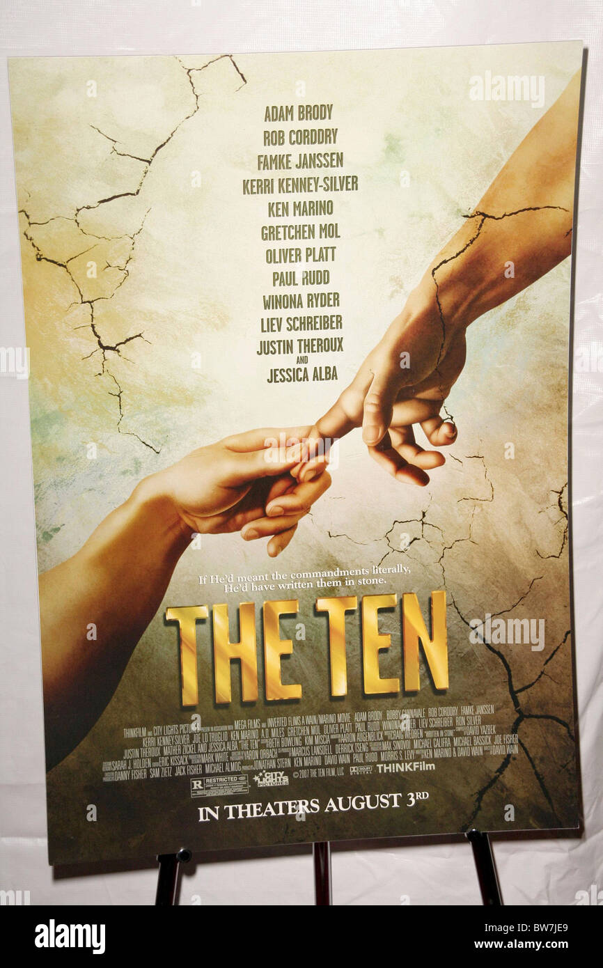 THE TEN New York Premiere Stock Photo - Alamy