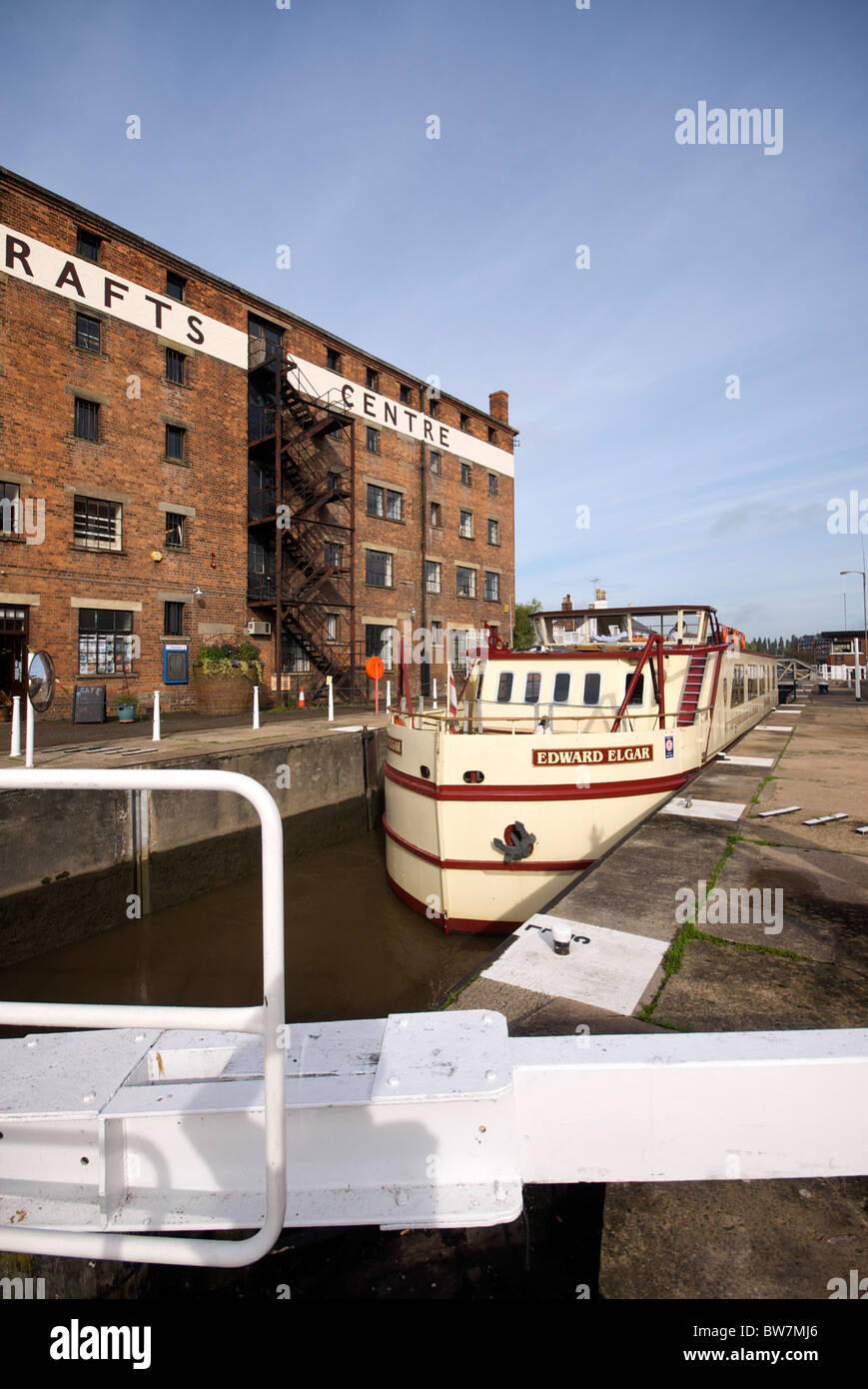 Gloucester Docks Lock UK River Severn Sharpness Canal Boat Edward Elgar ...