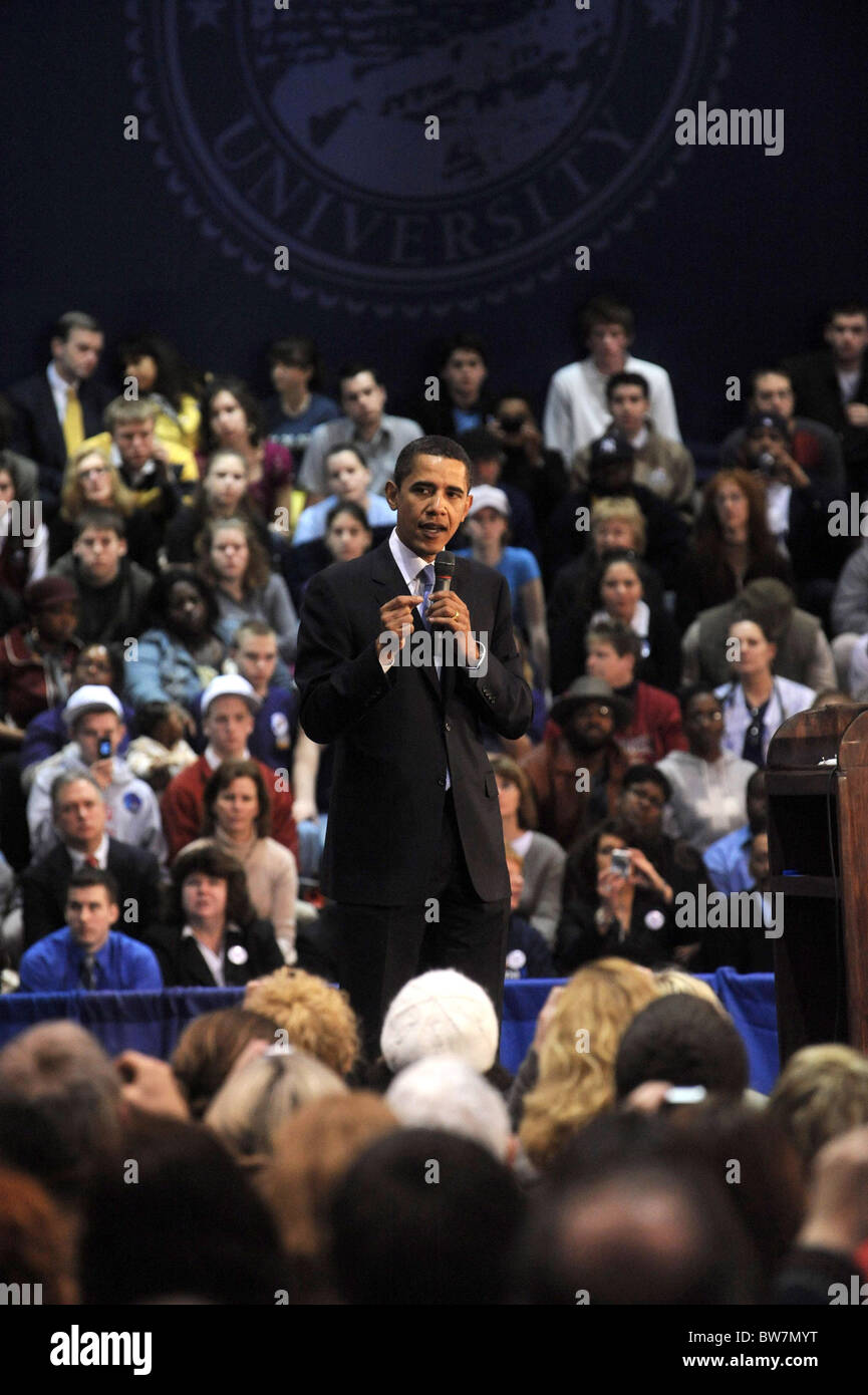 Barack Obama Road to Change Campaign Bus Tour Stock Photo - Alamy