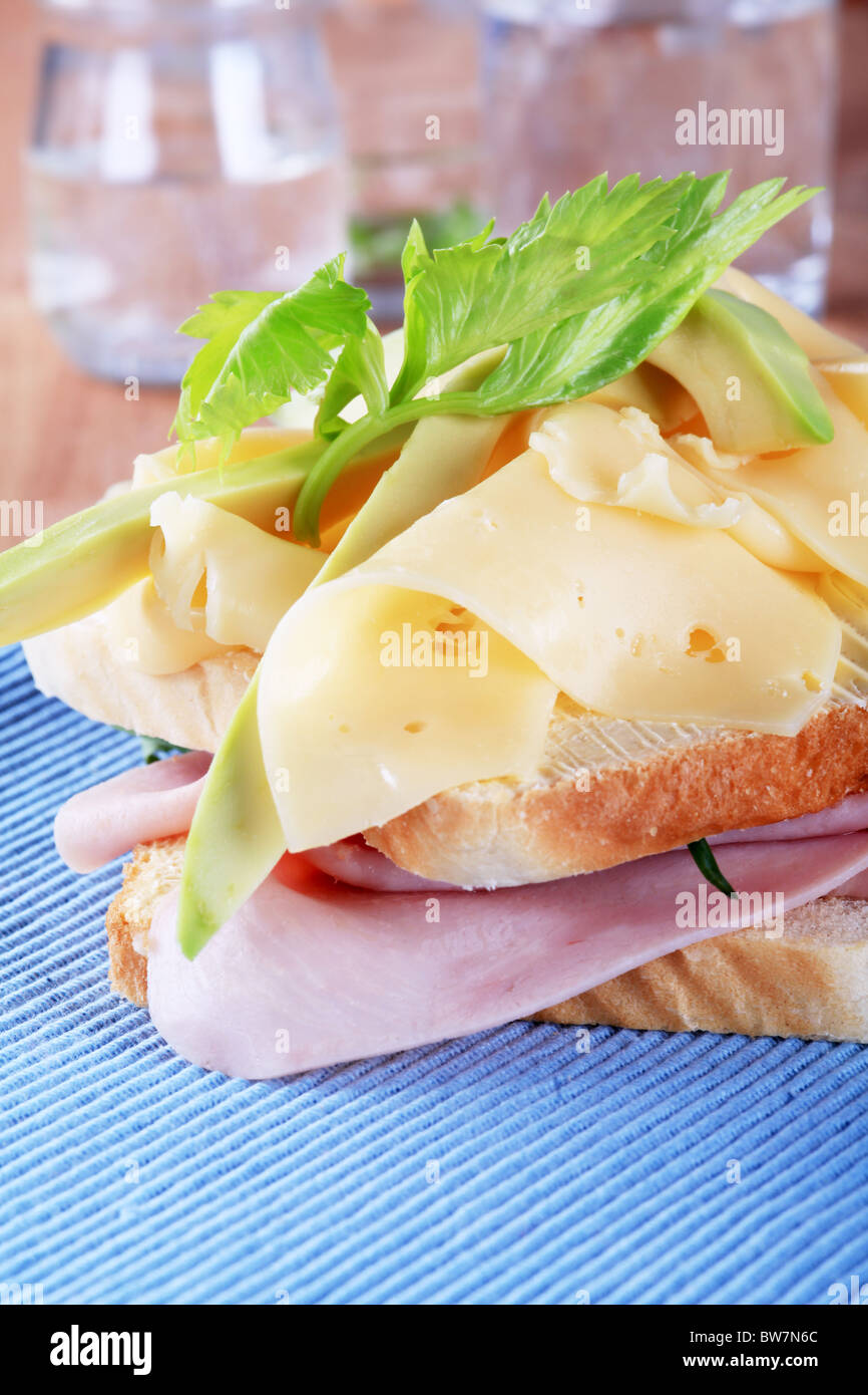 Ham and avocado hi-res stock photography and images - Alamy