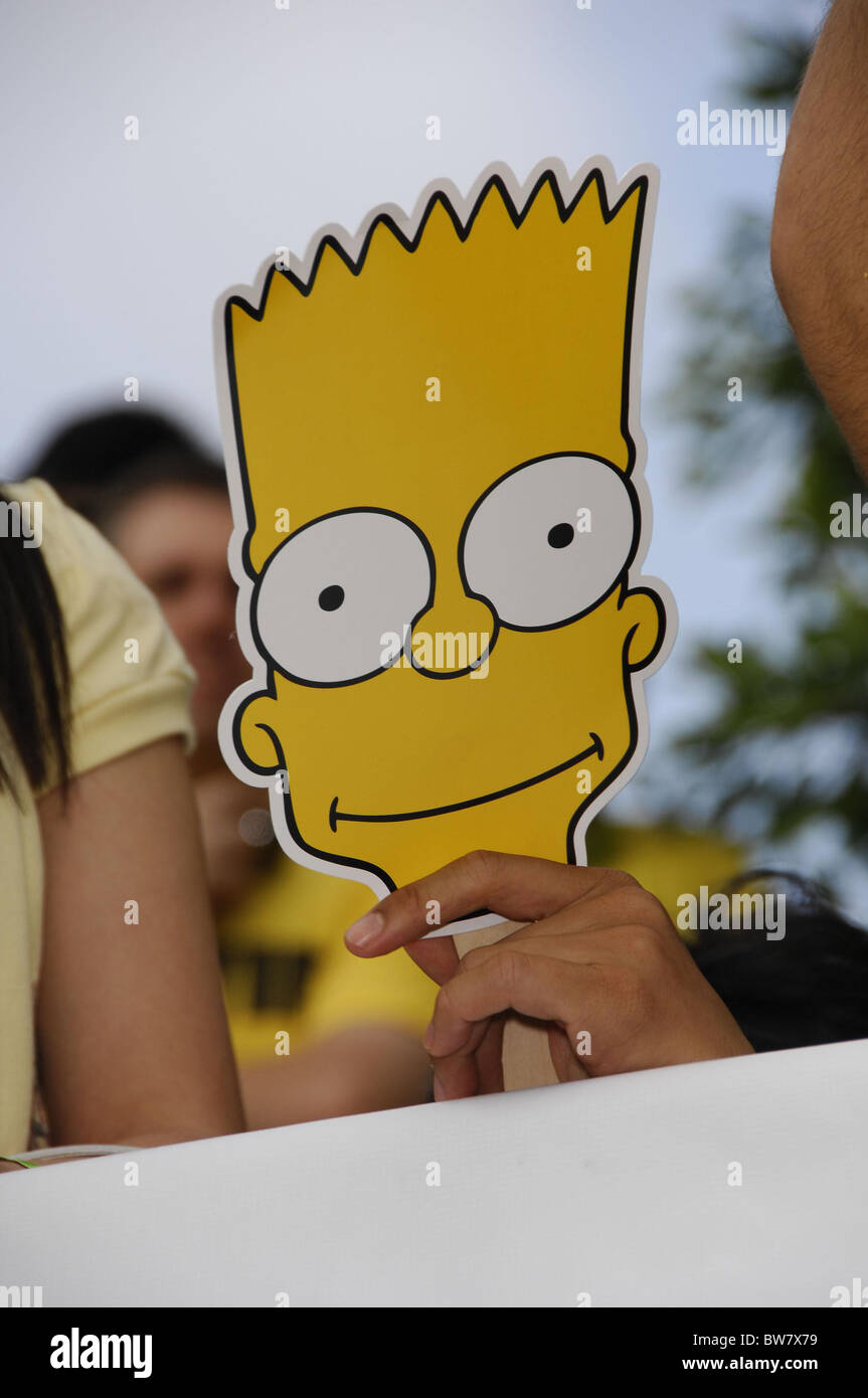 THE SIMPSON'S MOVIE Premiere Stock Photo - Alamy