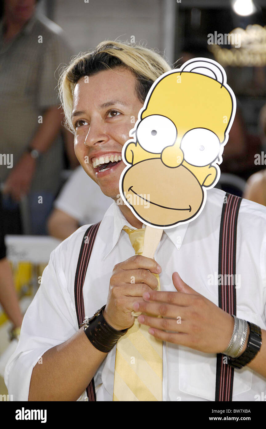 THE SIMPSON'S MOVIE Premiere Stock Photo - Alamy