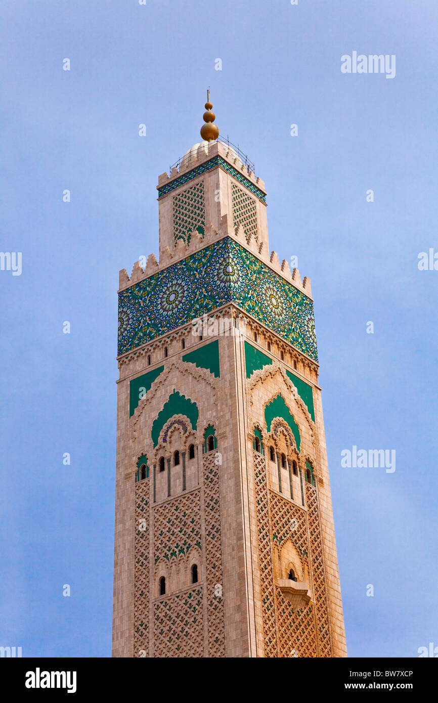 The seaside Hassan II mosque in Casablanca, Morocco Stock Photo - Alamy