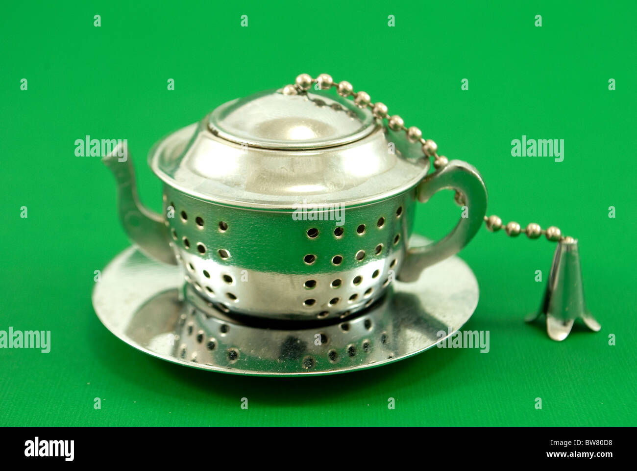 tea strainer stainless steel Stock Photo - Alamy