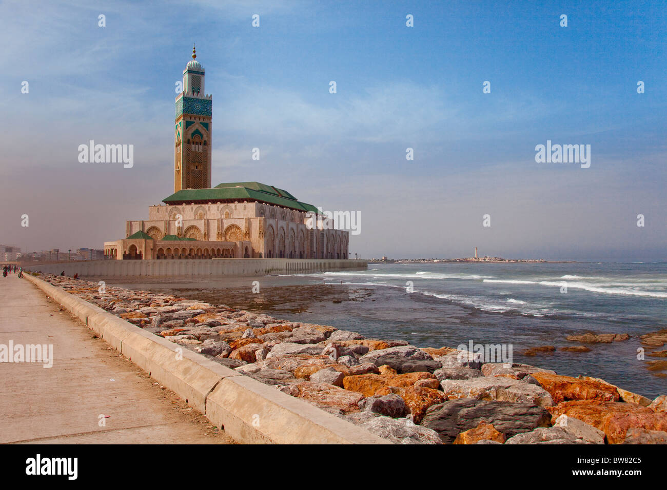 The seaside Hassan II mosque in Casablanca, Morocco Stock Photo - Alamy