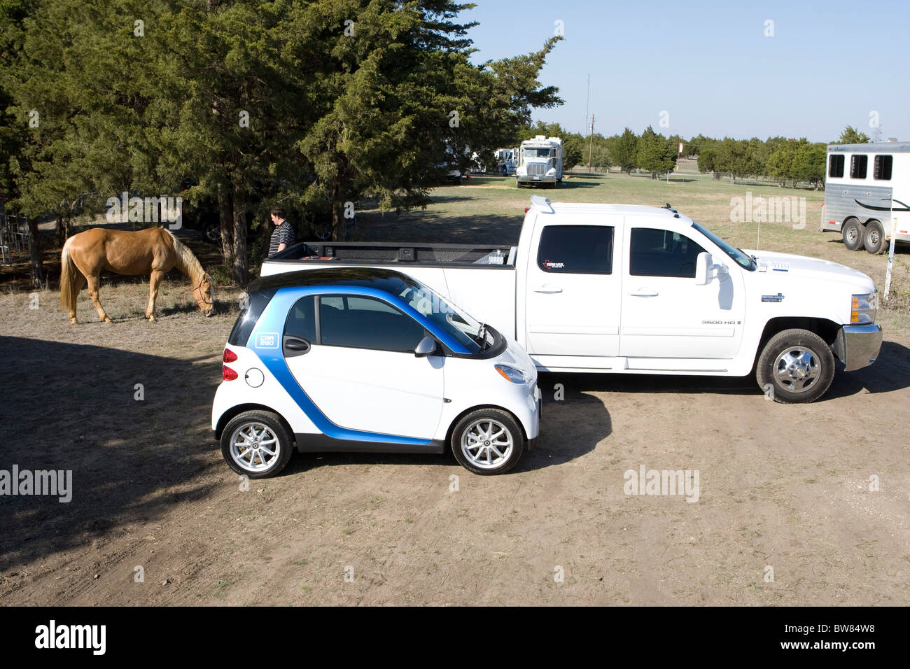 SmartforTwo car made by Daimler drives around Austin as the German car ...