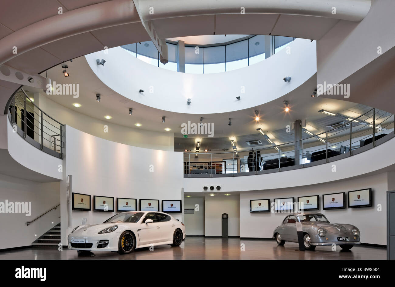 The Porsche Experience Centre at Siverstone Stock Photo - Alamy