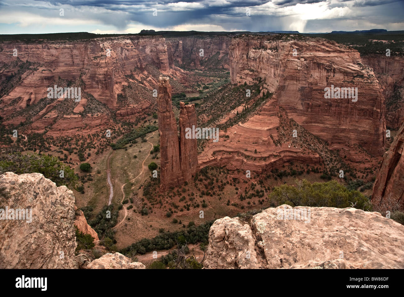Canyon de Chelly - Spider Rock, Arizona, USA Stock Photo - Alamy