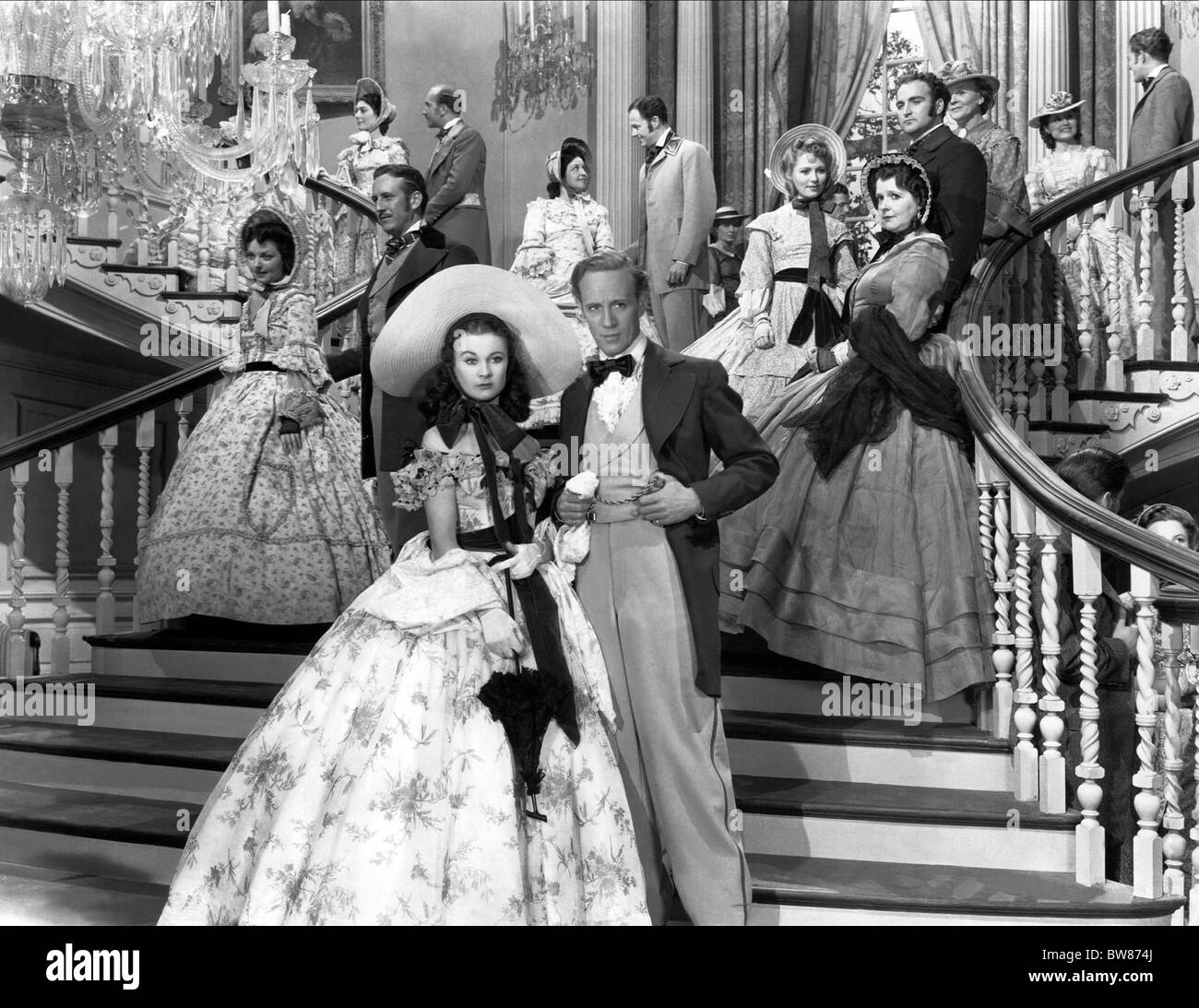 VIVIEN LEIGH, LESLIE HOWARD, GONE WITH THE WIND, 1939 Stock Photo - Alamy