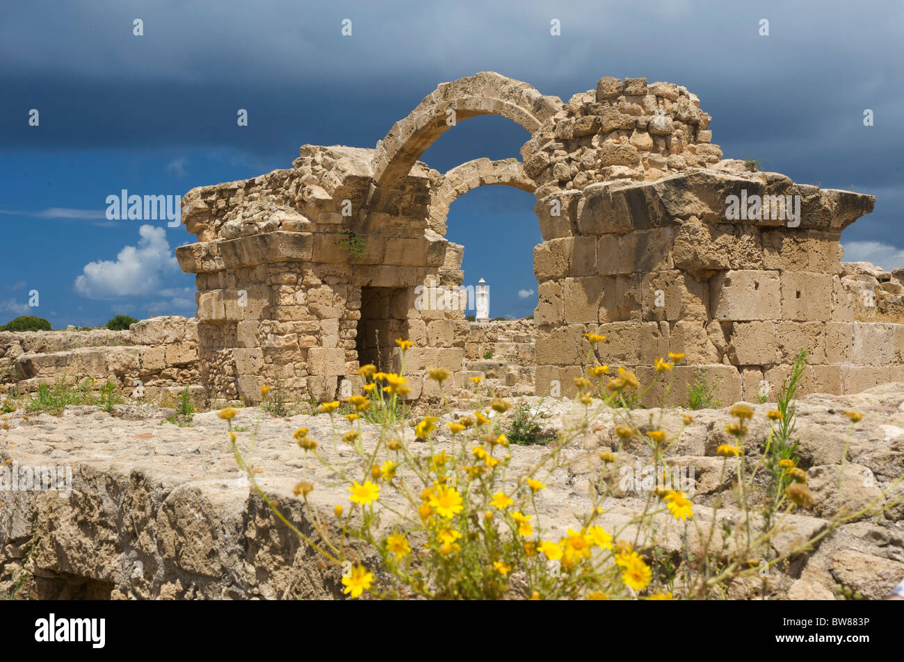 Saranda kolones pafos hi-res stock photography and images - Alamy