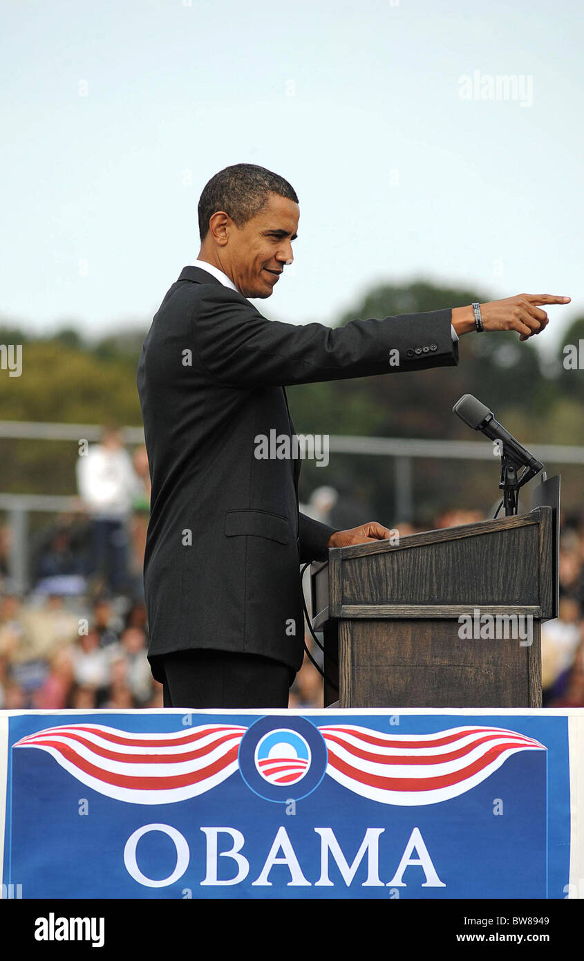 Barack Obama Campaign Stop in Pennsylvania Stock Photo - Alamy