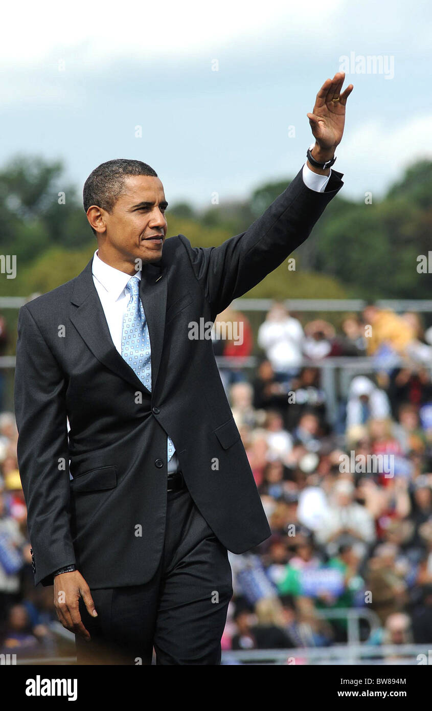 Barack Obama Campaign Stop in Pennsylvania Stock Photo - Alamy