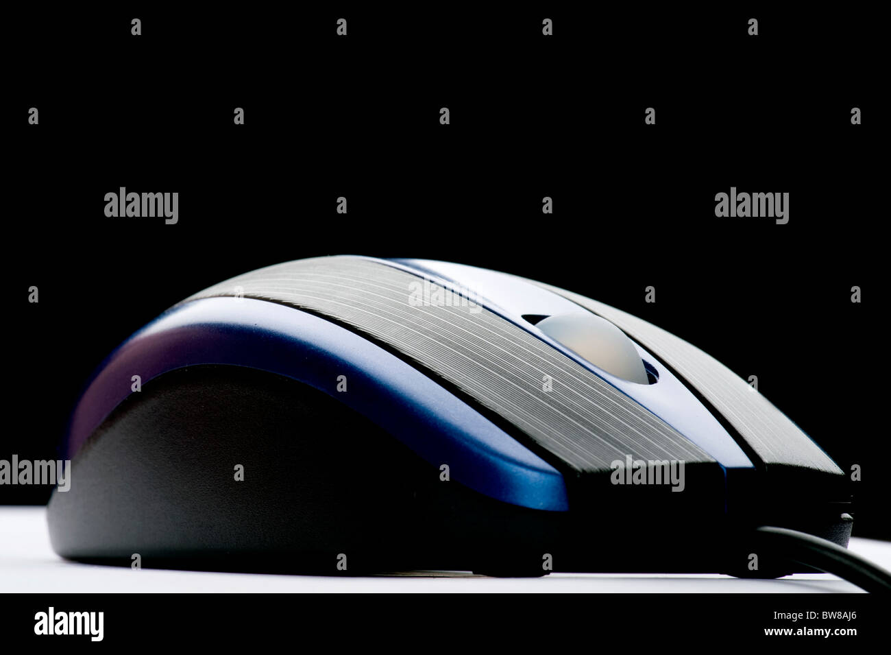 object on white - computer mouse close up Stock Photo - Alamy
