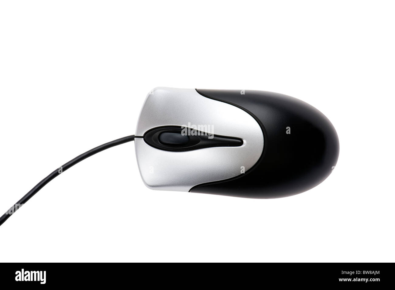 object on white - computer mouse close up Stock Photo - Alamy