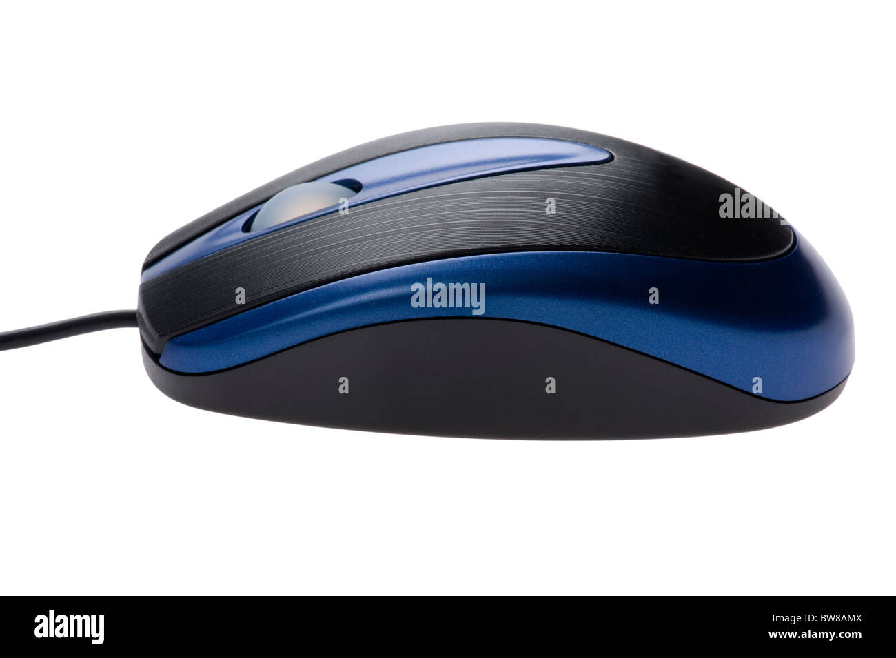 object on white - computer mouse close up Stock Photo - Alamy