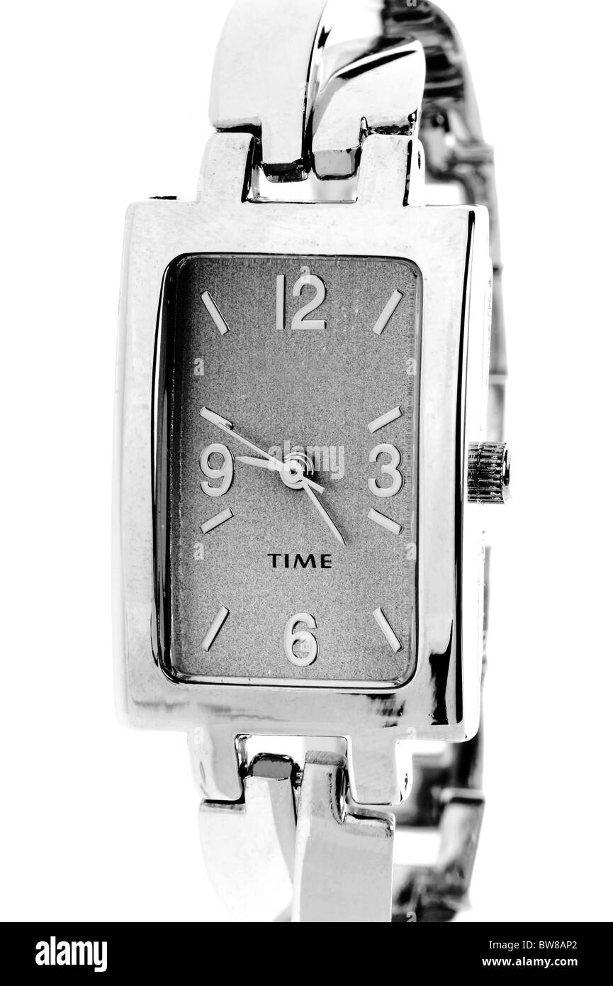 object on white - watch close up Stock Photo - Alamy