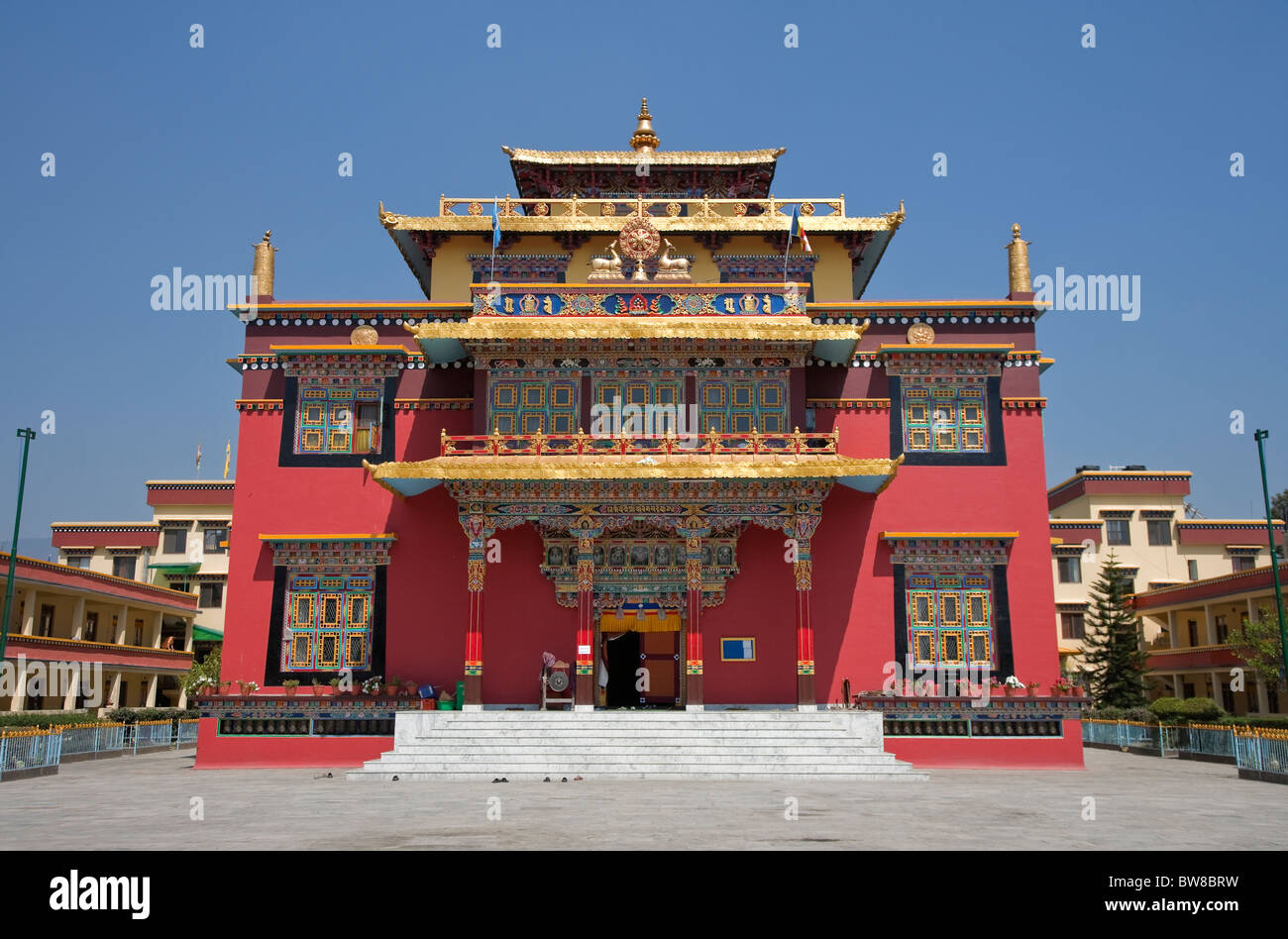 The Shechen Monastery, Kathmandu Stock Photo - Alamy