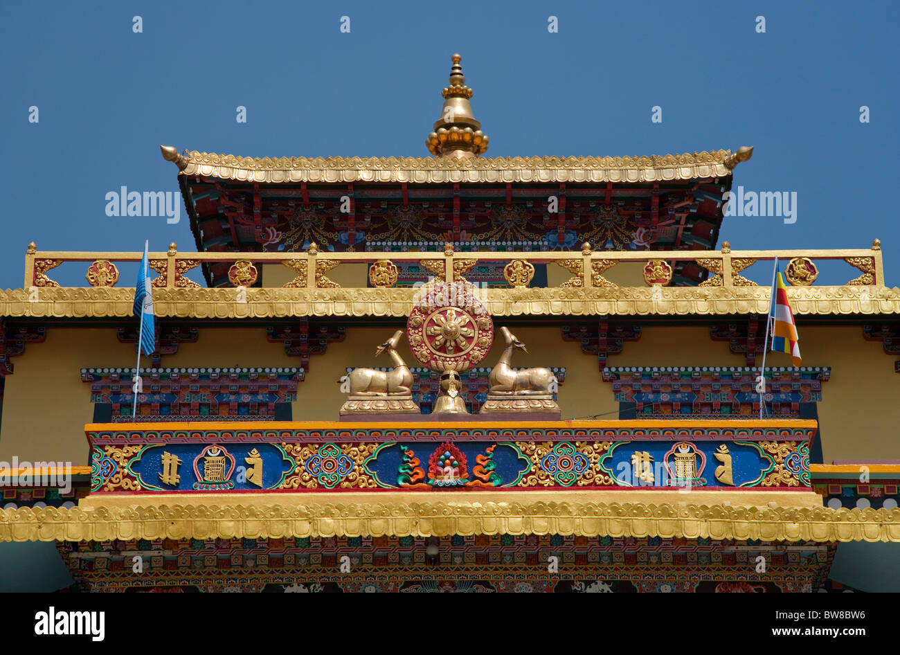 The Shechen Monastery, Kathmandu Stock Photo - Alamy