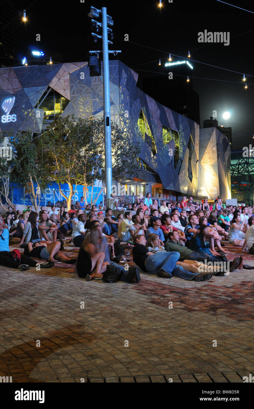 Australian open tennis crowd hi-res stock photography and images - Alamy