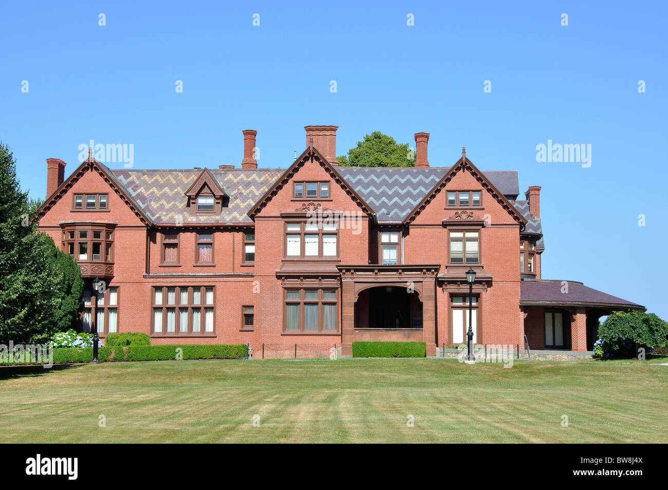 Newport mansion, Rhode Island, USA Stock Photo - Alamy