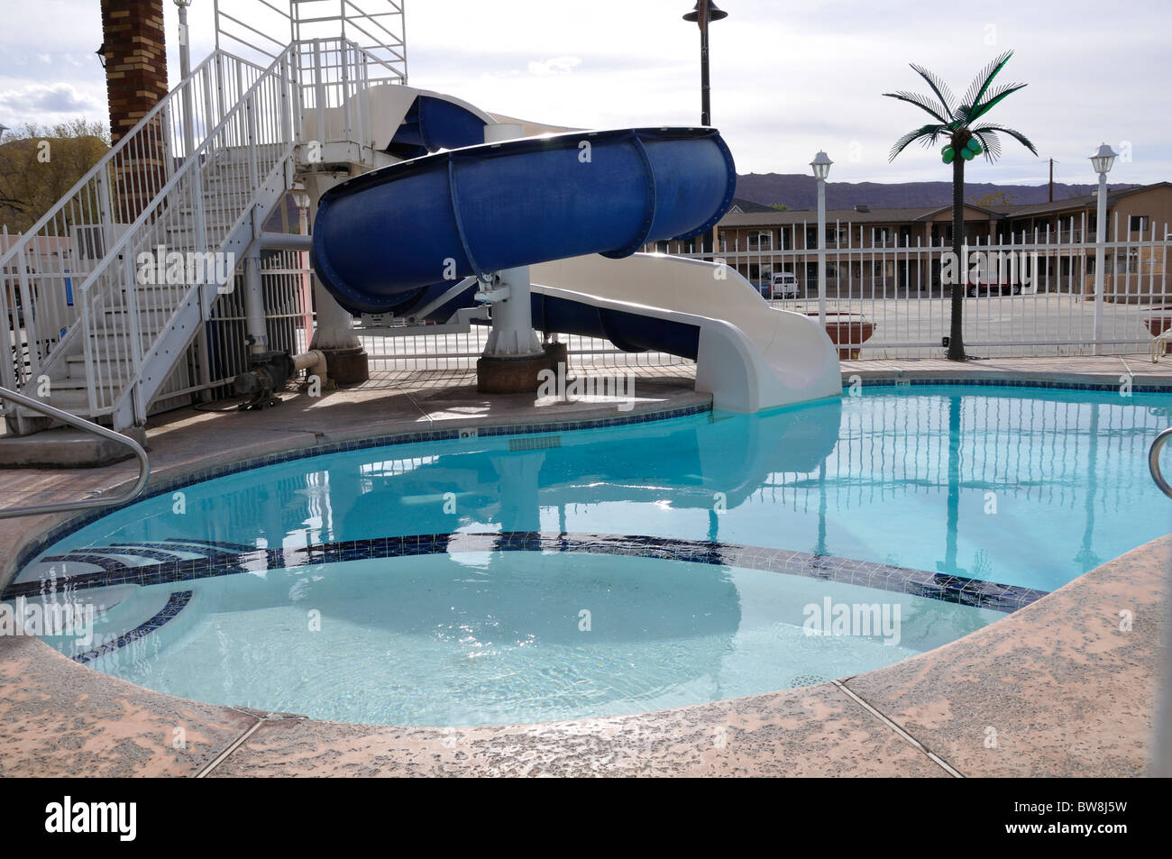 Rodeway Inn swimming pool, Moab, Utah, USA Stock Photo - Alamy
