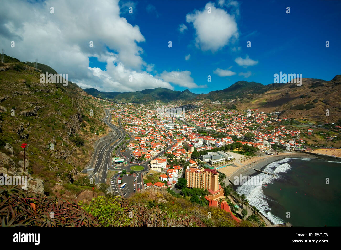 View of Camacha,Madeira Stock Photo - Alamy