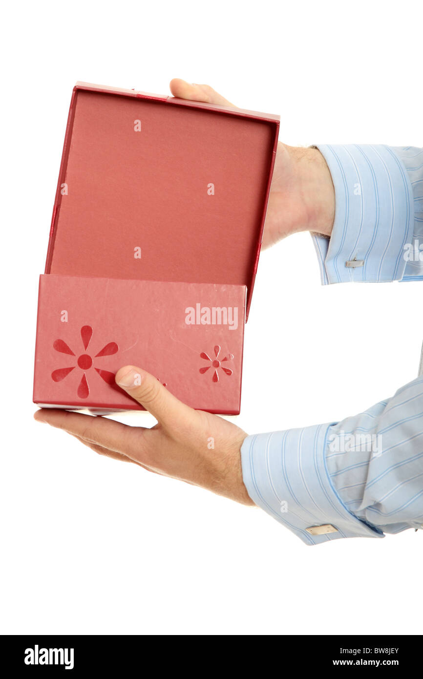 Opening white shirt Cut Out Stock Images & Pictures - Alamy