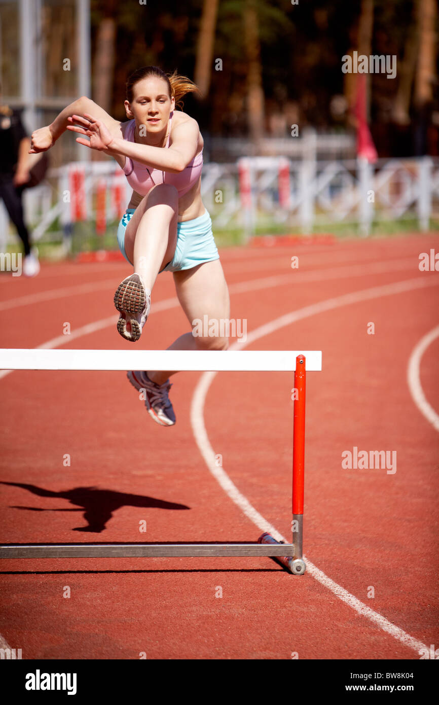 Jump Barrier High Resolution Stock Photography and Images - Alamy