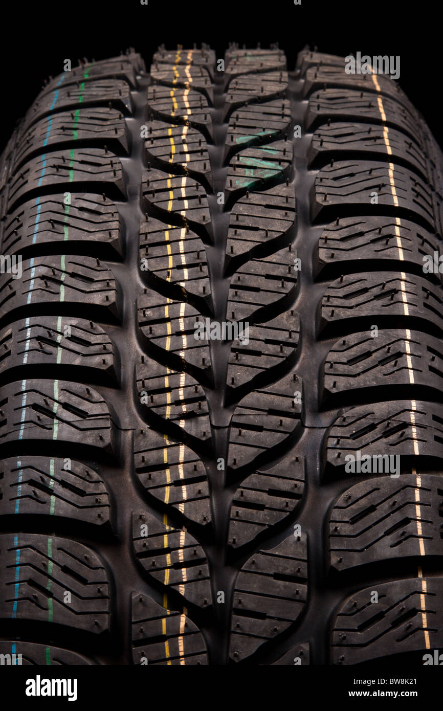 New car tire close up Stock Photo - Alamy