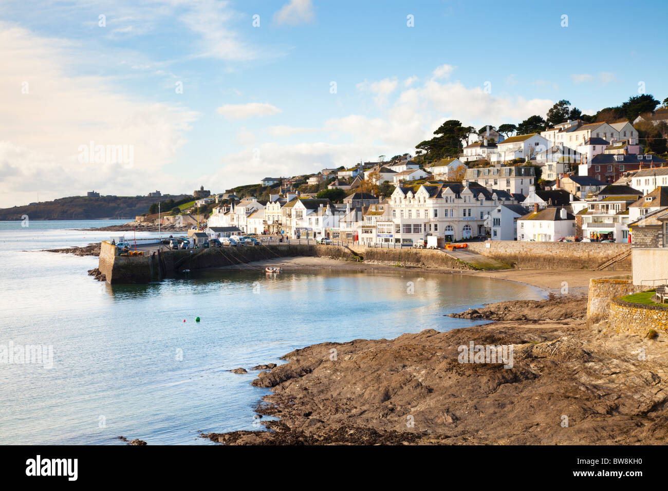 The seaside village of St Mawes Cornwall England Stock Photo, Royalty ...