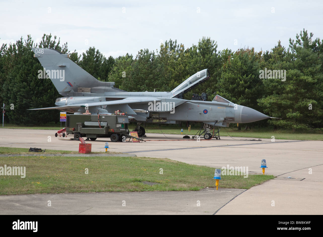 Tornado GR4 Military fighter jet aircraft ,RAF Marham ,Norfolk, England ...
