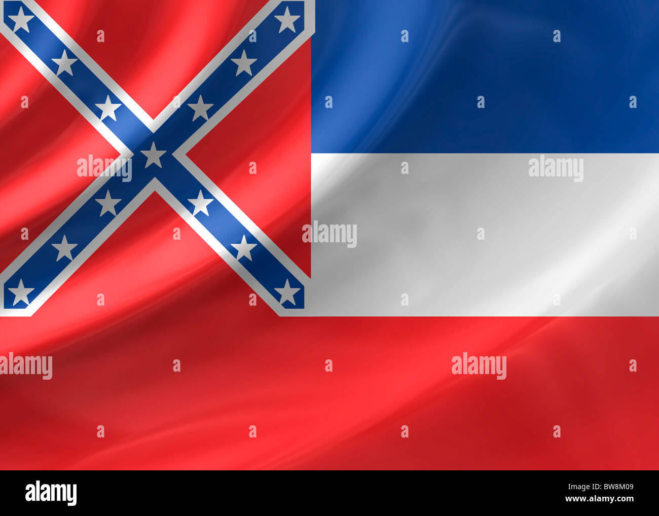 Mississippi flag hi-res stock photography and images - Alamy