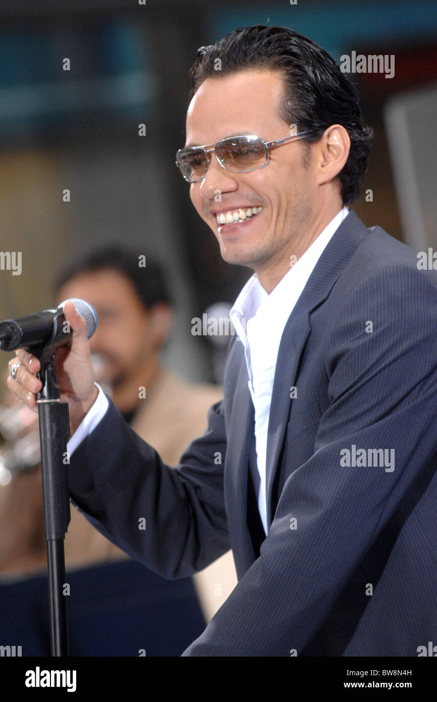 NBC Today Show Concert with Marc Anthony Stock Photo - Alamy