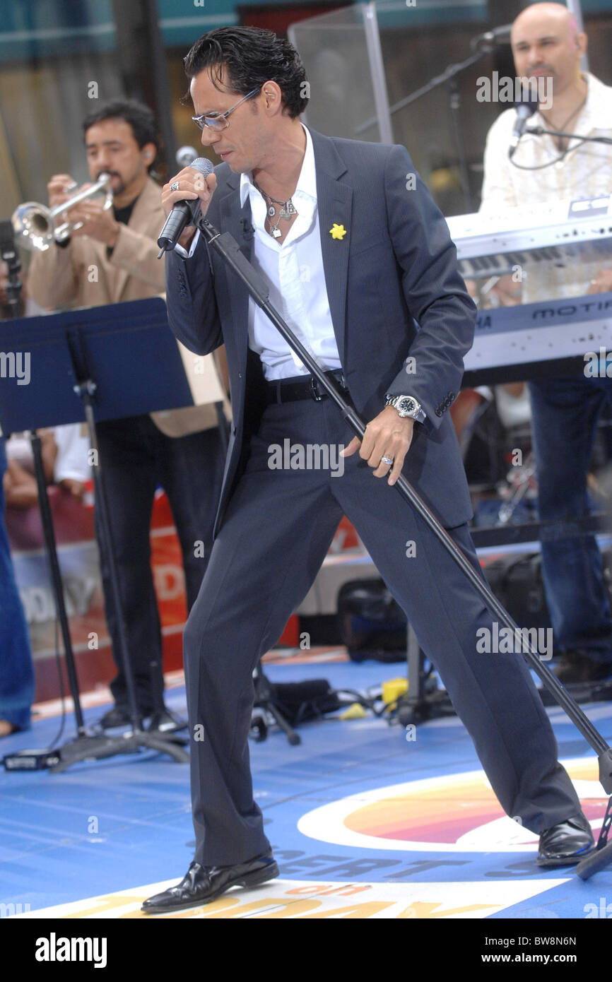 NBC Today Show Concert with Marc Anthony Stock Photo - Alamy