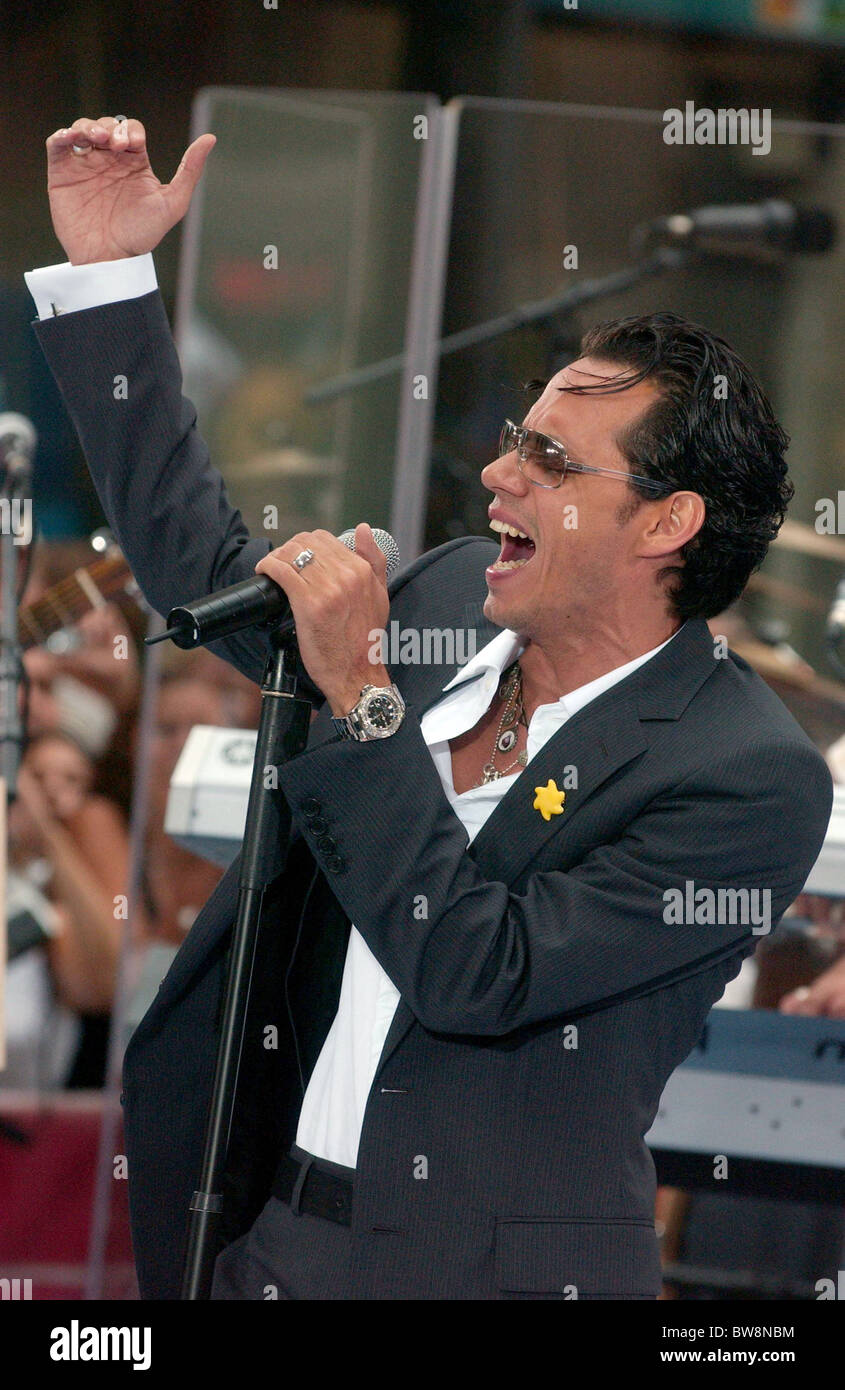Marc Anthony on the NBC Today Show Stock Photo - Alamy