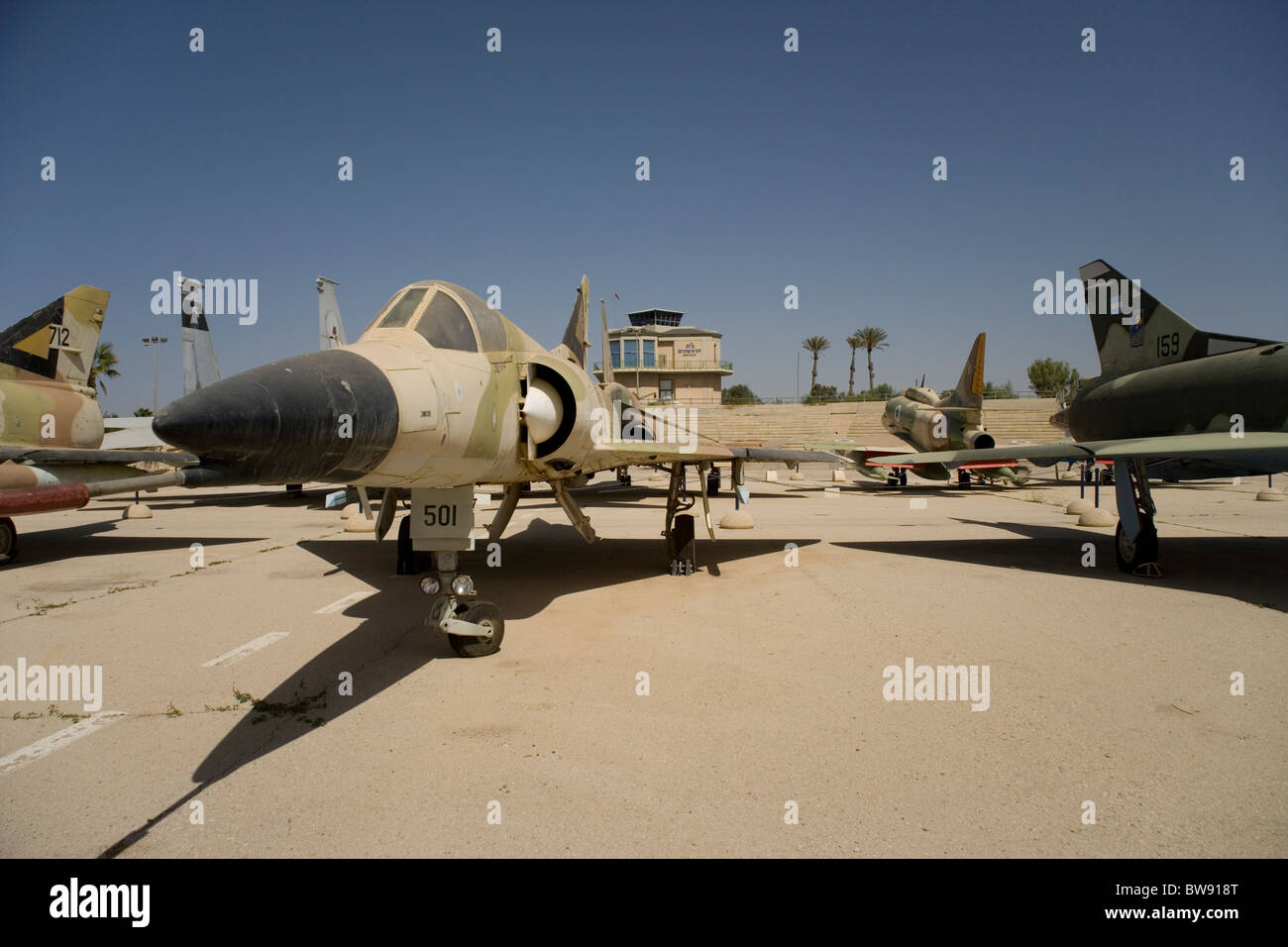 Nesher jet fighter at the Israeli Air Force Museum at Hazerim on the ...