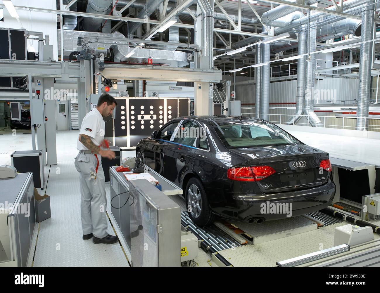 AUDI AG, testing centre of A4 and A6 car models, Neckarsulm, Germany ...