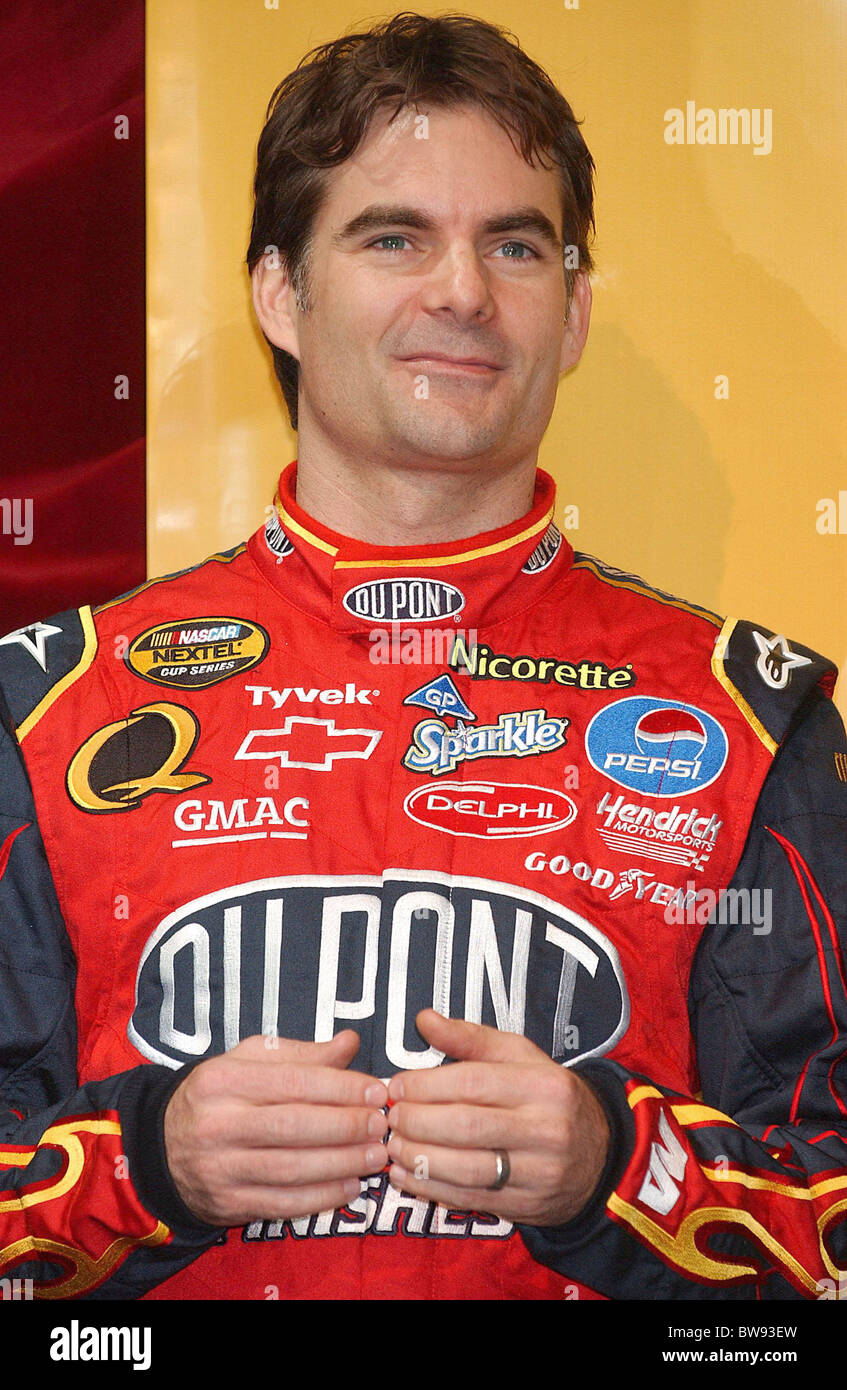 NASCAR Nextel Cup Drivers after driving a victory lap through midtown ...