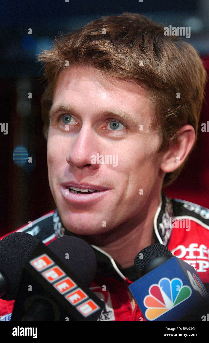 NASCAR Nextel Cup Drivers after driving a victory lap through midtown ...